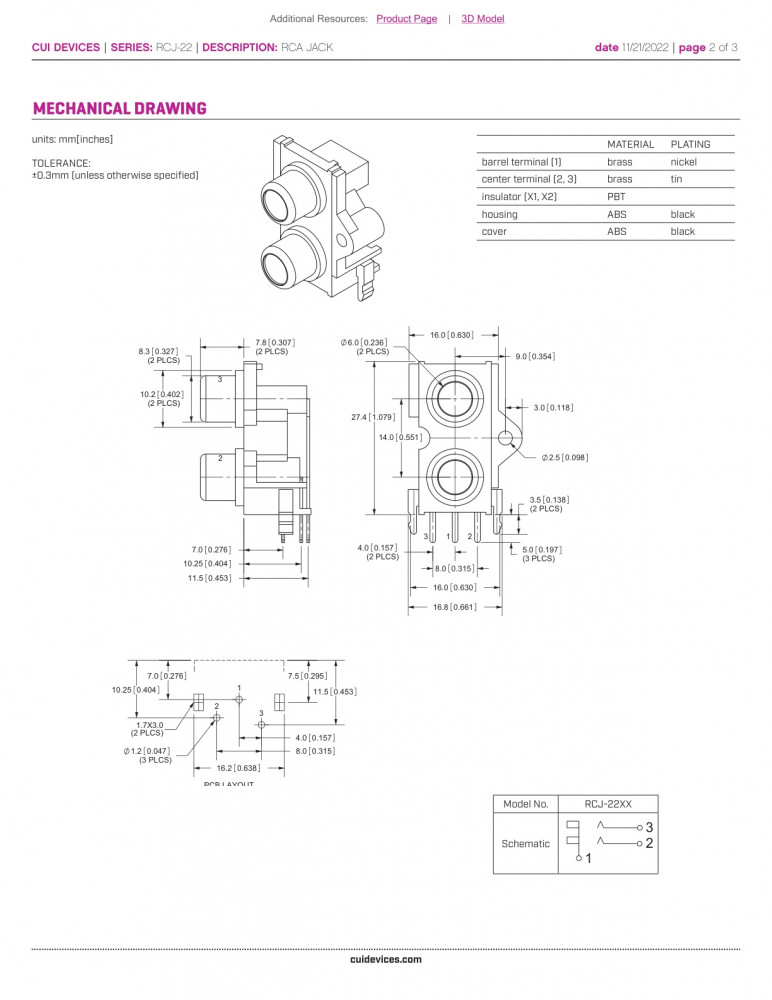 CUI RCJ-2234 technical document page 2