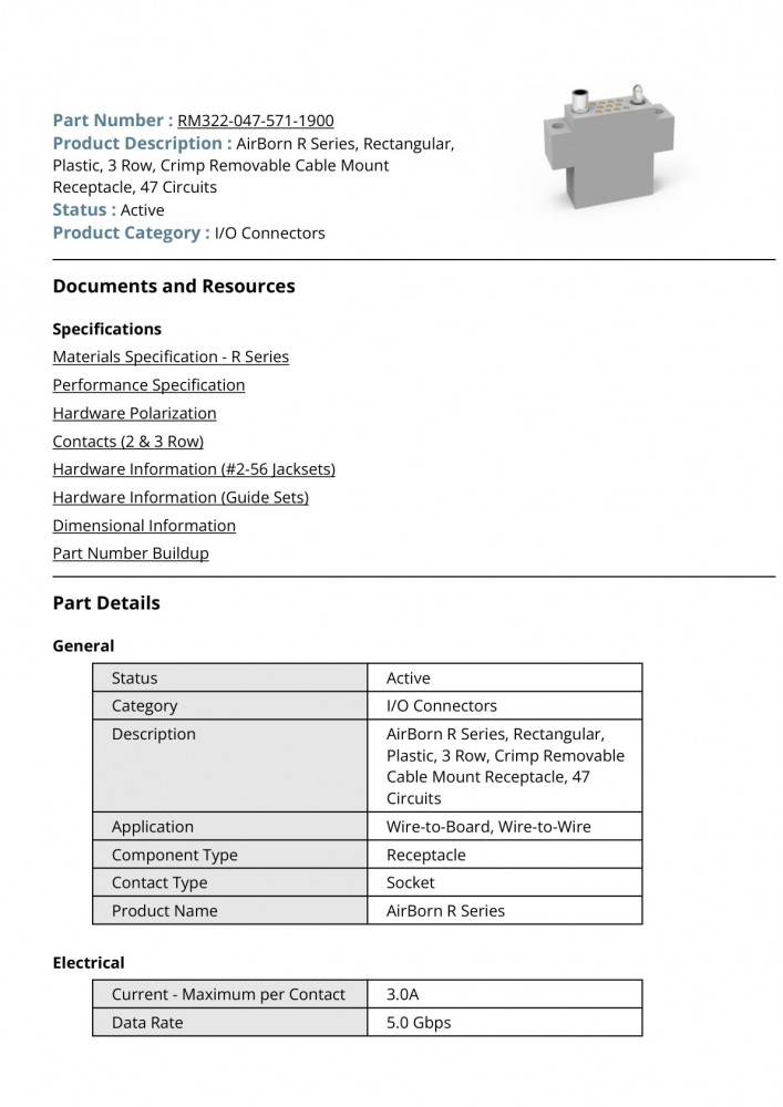 RM322-047-571-1900 technical document image, page 1