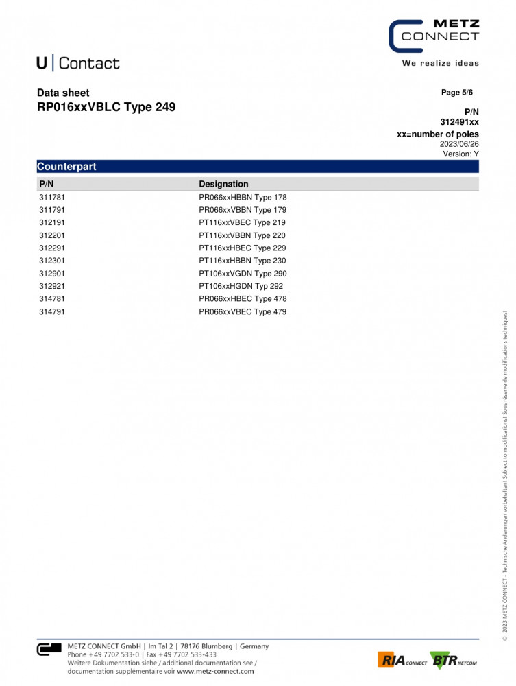 31249103 datasheet page 5