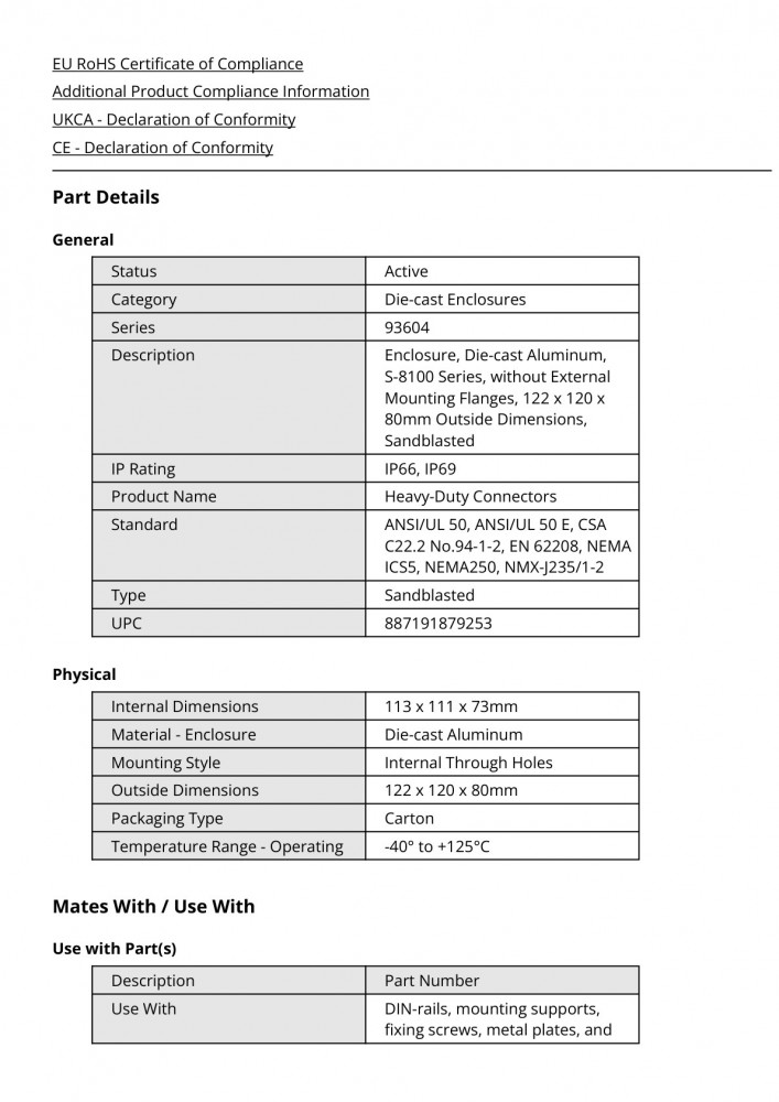 936040200 product drawing, page 2