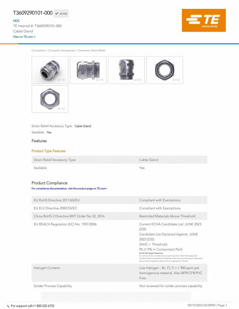 T3609290101-000 technical document page 1