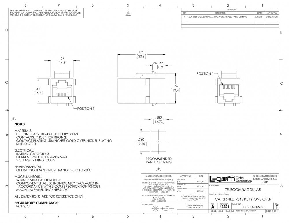 TDG1026KS-8P technical document preview