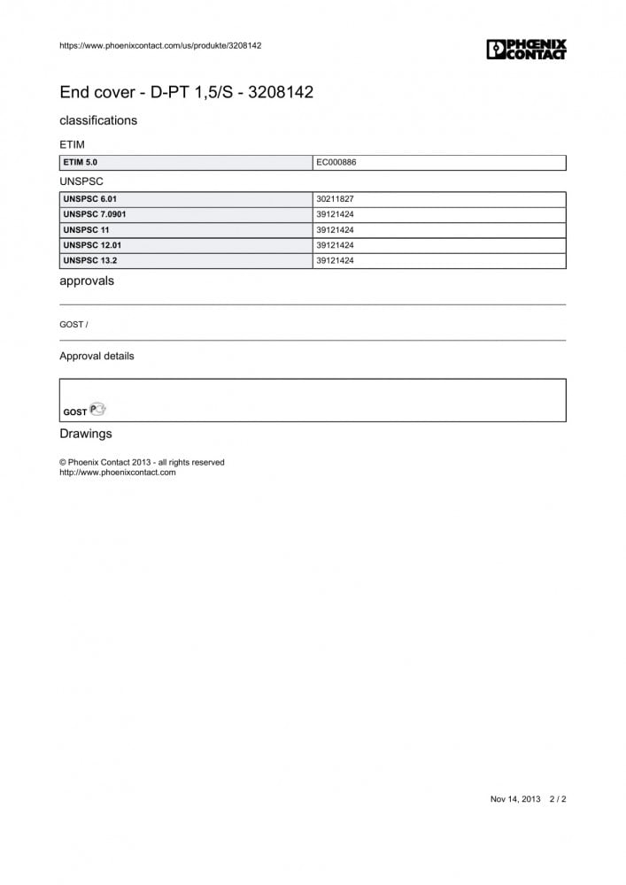 Phoenix Contact D-PT 1,5/S 3208142 product document page 2