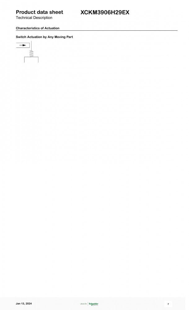 XCKM3906H29EX technical document page 7