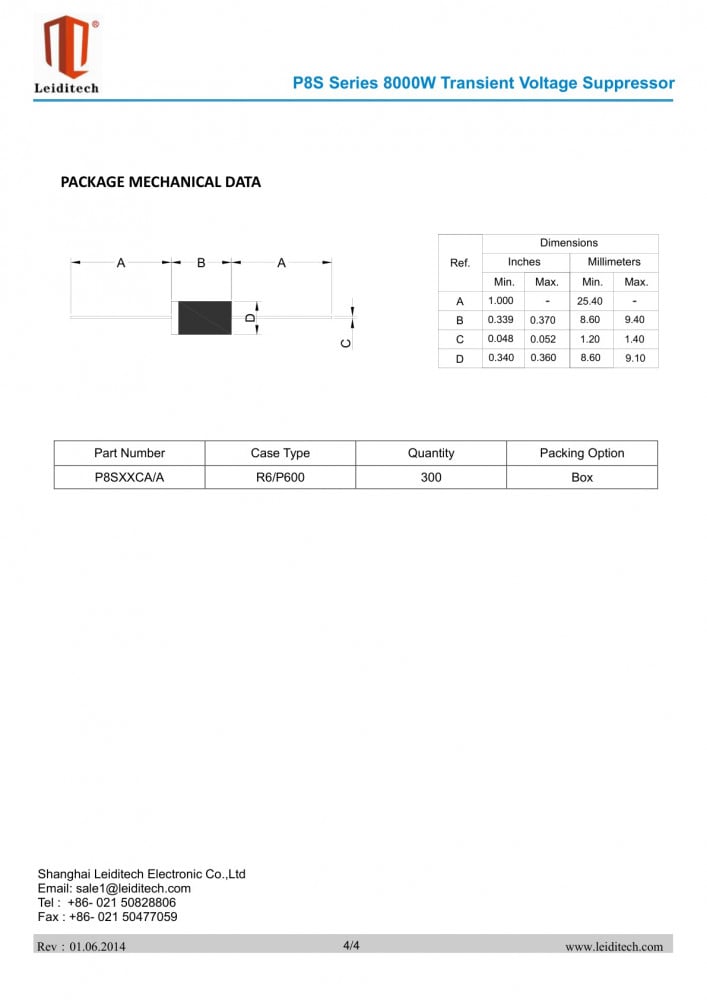 P8S33CA datasheet page 4