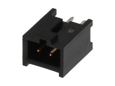 C-Grid III PCB Header, 2.54mm Pitch, Through Hole, Dual Row, Vertical, Shrouded, 2.90mm Tail Length, 12 Circuits (void at circuit 12), 0.38µm Gold (Au) Plating