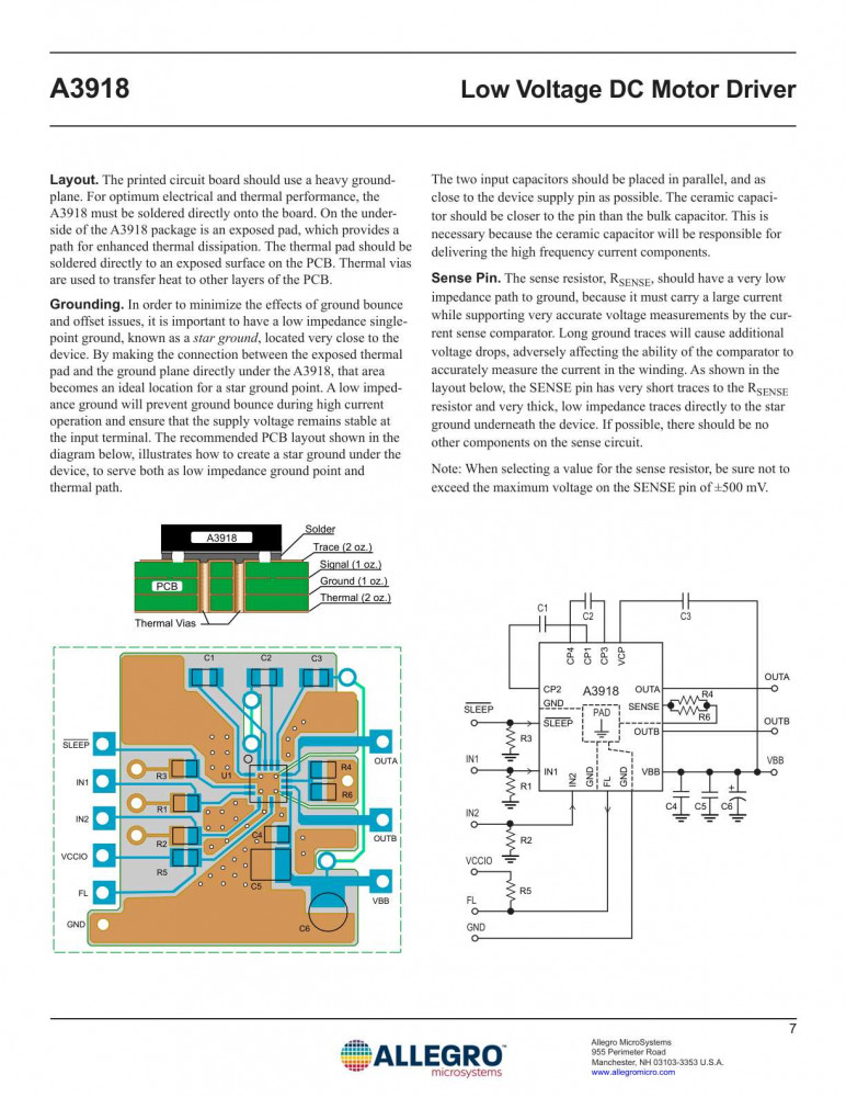 A3918 datasheet page 7