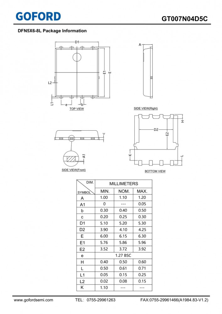 GT007N04D5C datasheet page 6