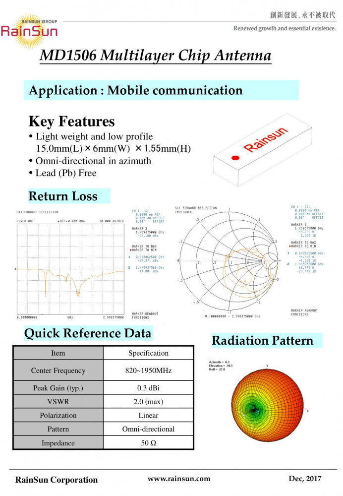 MD-1506 technical document page