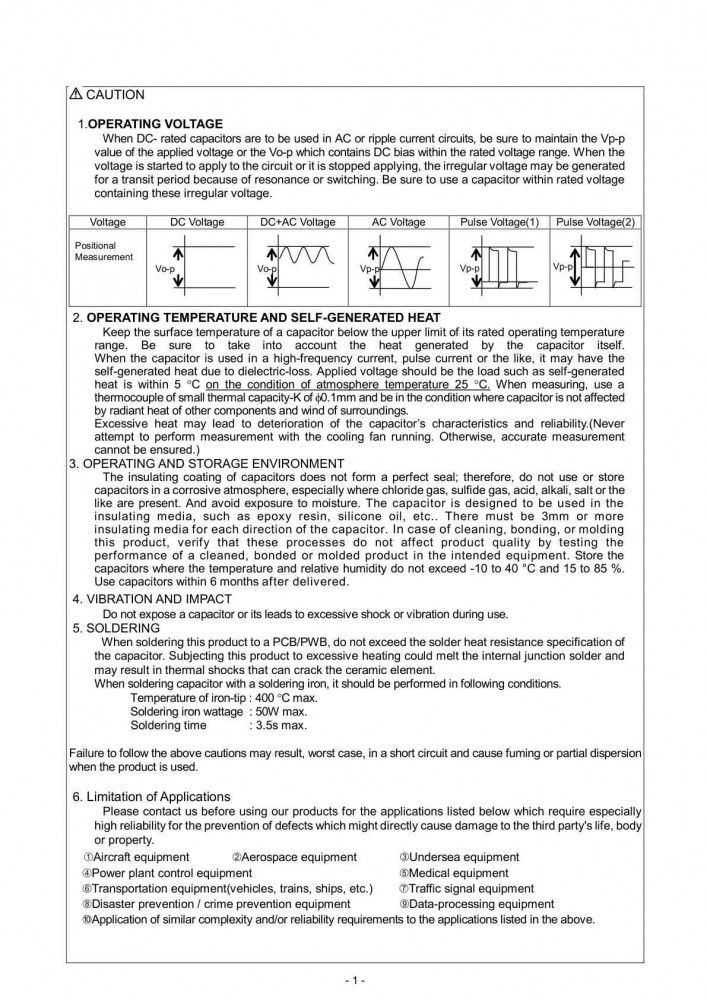 HVC-15KV-DL10-F10-221K datasheet page 2