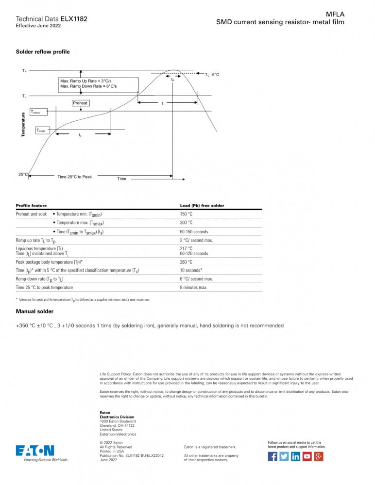 EATON MFLA datasheet page 8