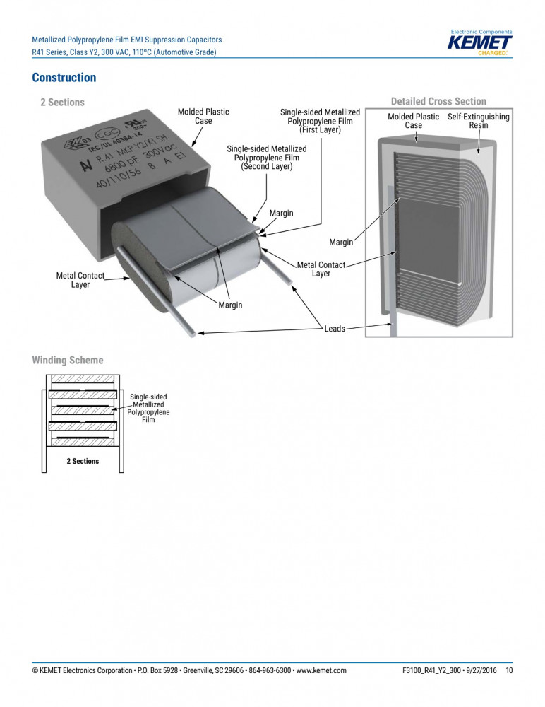 KEMET R41 datasheet page 10