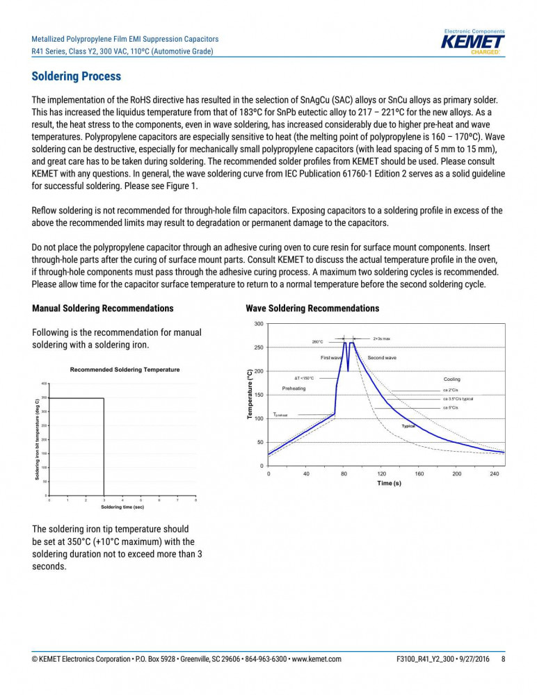 KEMET R41 datasheet page 8