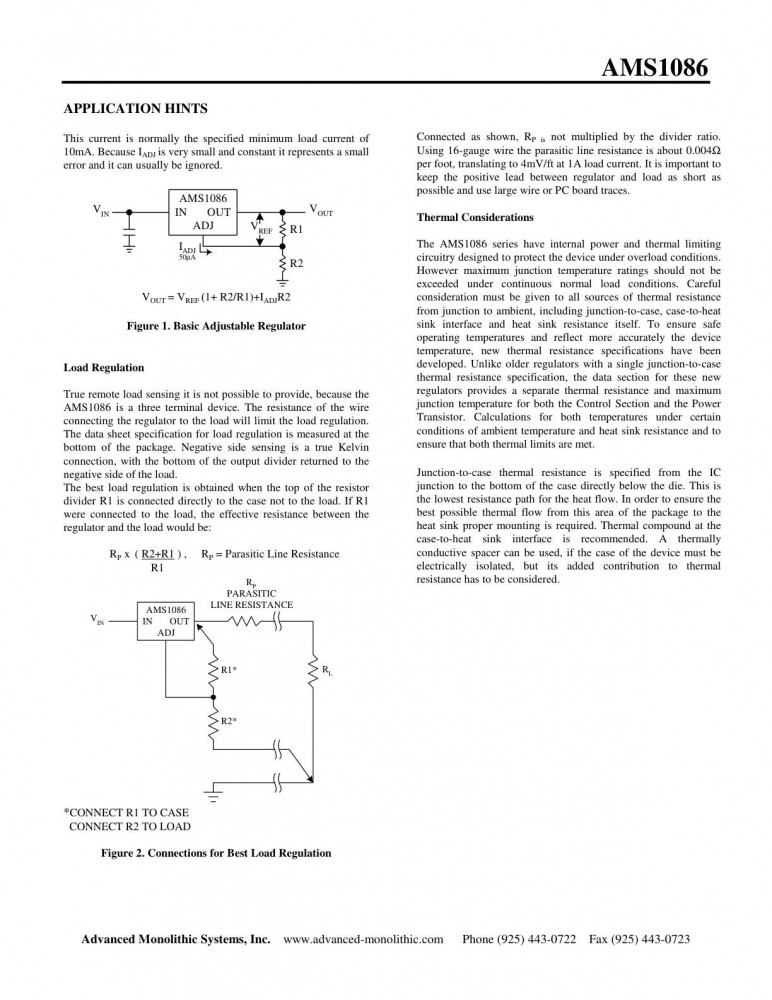 AMS1086 datasheet page 5