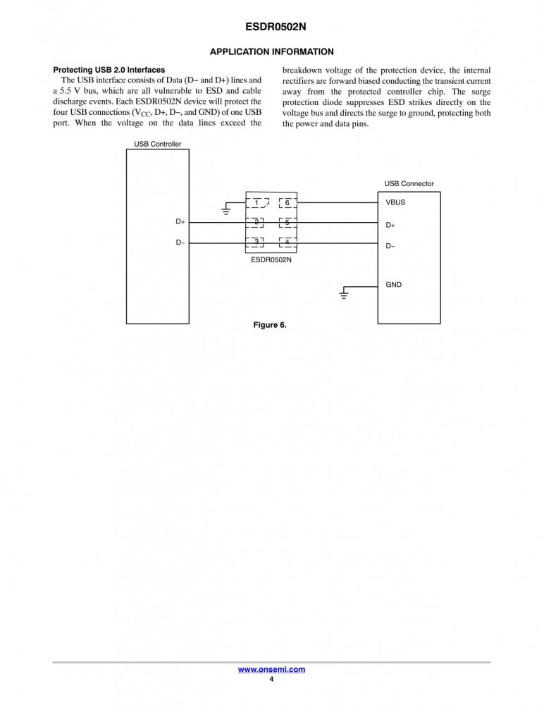ESDR0502NMUTBG datasheet page 4