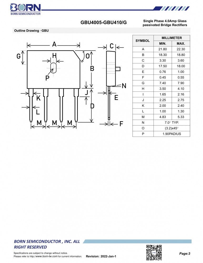 GBU410 datasheet page 3