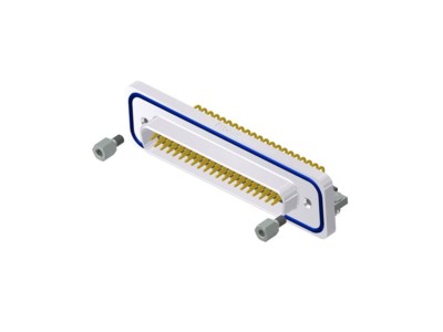 IP67 D-SUB High Density Solid Body • 62-pos. • Plug • Solder pin angled .362