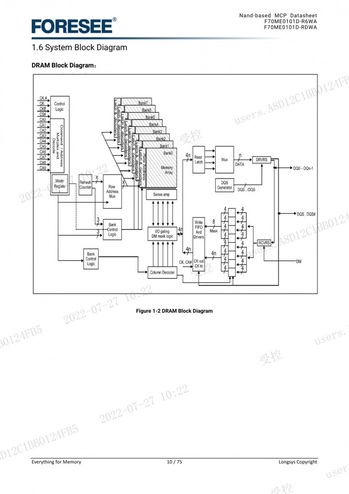 FORESEE datasheet page 10