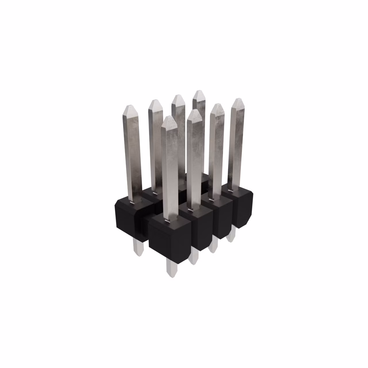 MX150 Dual Row Header, Vertical, 8 Circuits, 1.5µm Tin (Sn) Plating, 11.20mm Mating Pin Length, 3.05mm PC Tail Length for sale