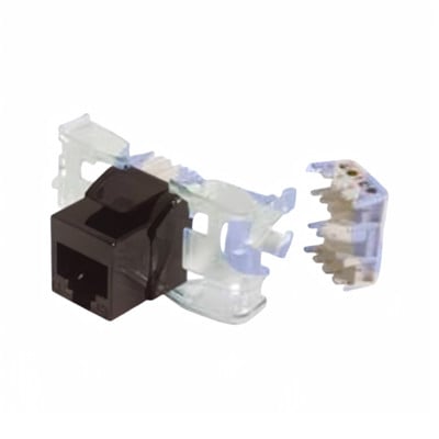 L-com ECFRJTLC6-BLK Keystone Insert
