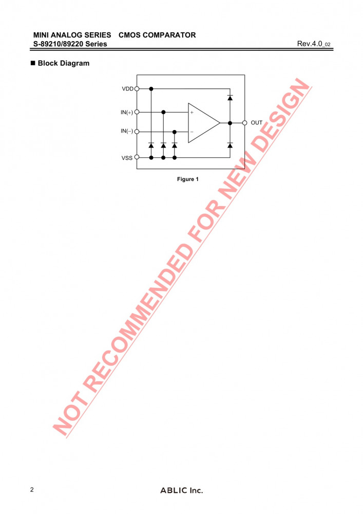 S-89210/89220 datasheet page 2