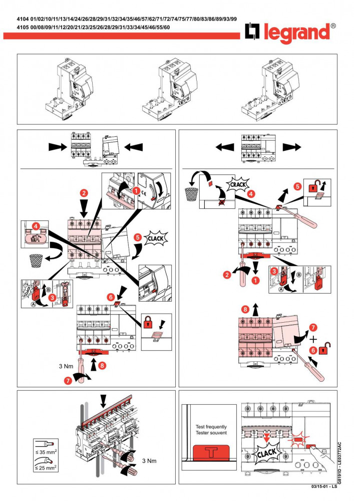Document image associated with Legrand reference 410428