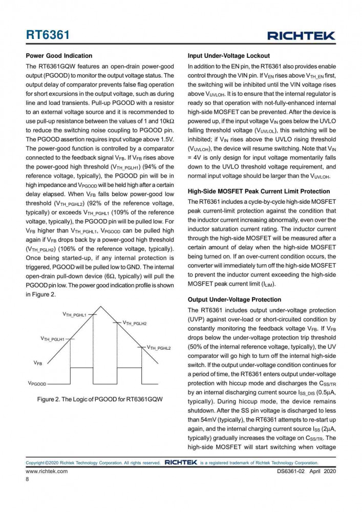 RT6361 datasheet page 8