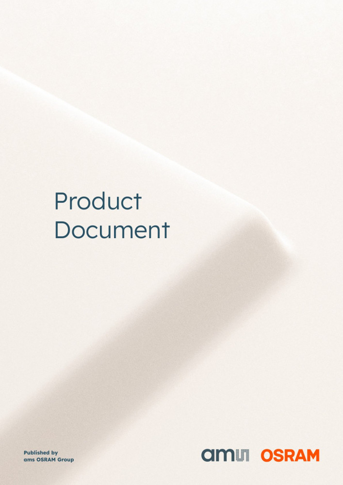 AS7331 datasheet page 1