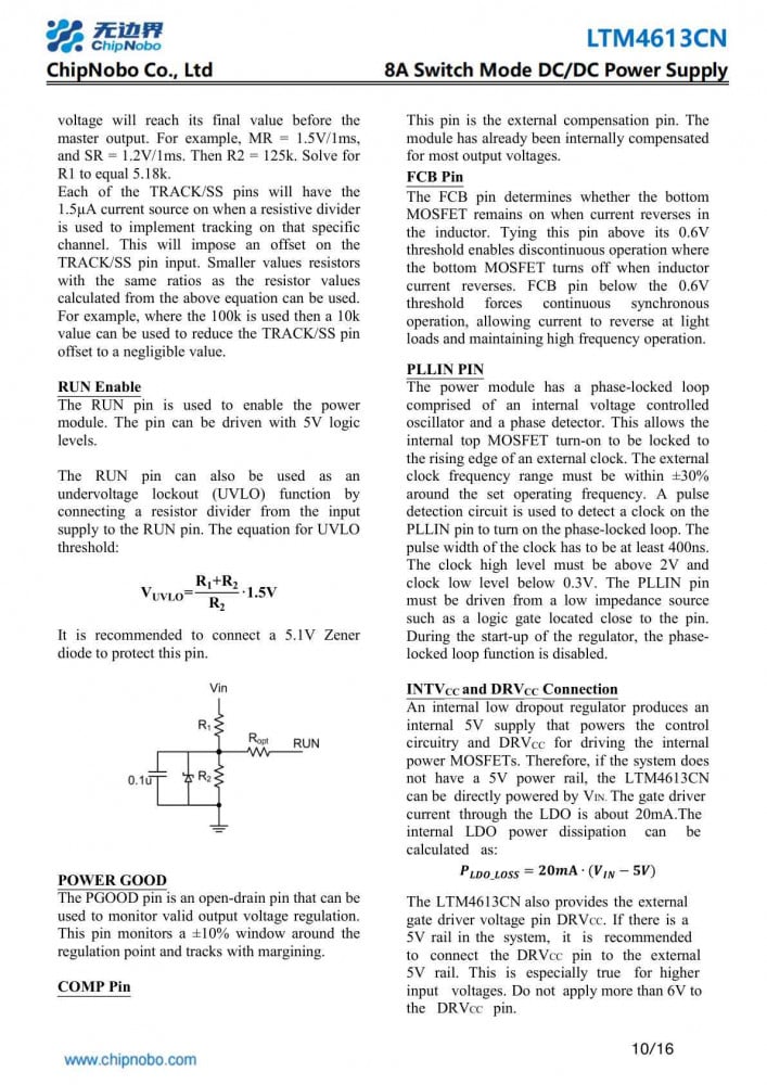 LTM4613CN datasheet page 10