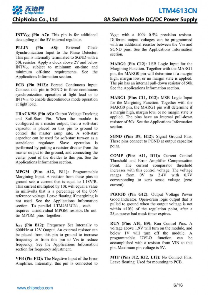 LTM4613CN datasheet page 6