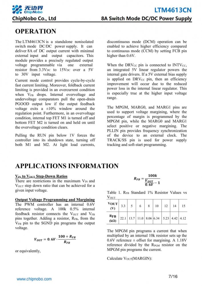 LTM4613CN datasheet page 7