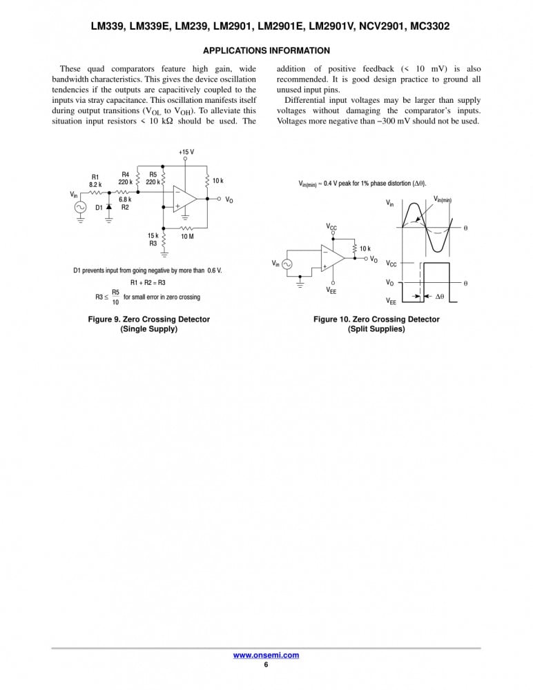 LM339 datasheet page 6