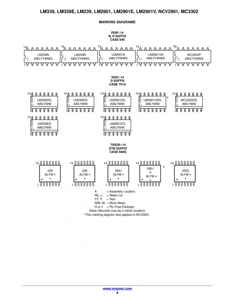 LM339 datasheet page 8