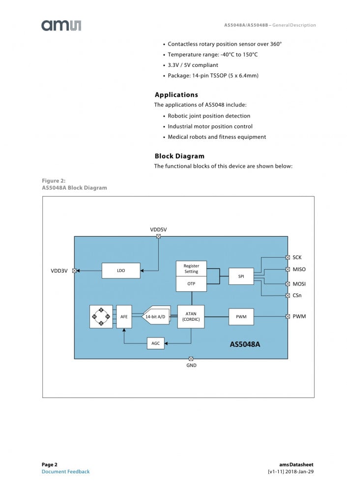 AS5048B datasheet page 2