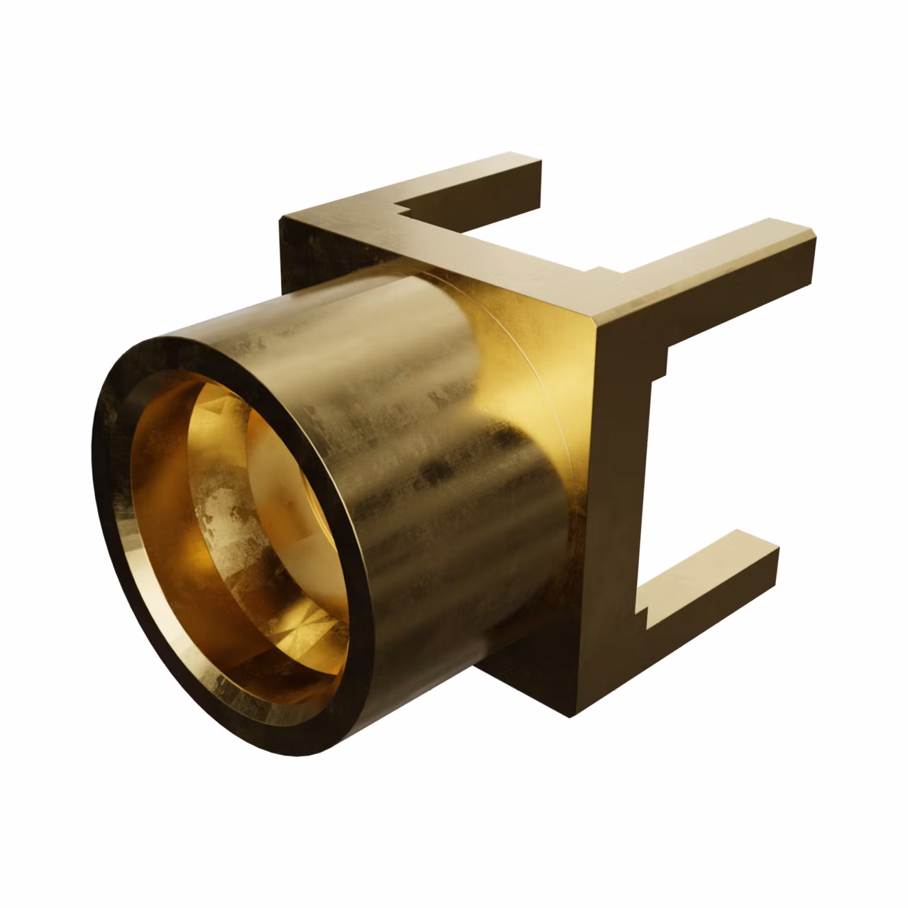 SMP-MAX Plug, Straight, Detent, PCB, Through Hole, 3.35mm Leg Length, One Piece Per Bag, 50 Ohms for sale