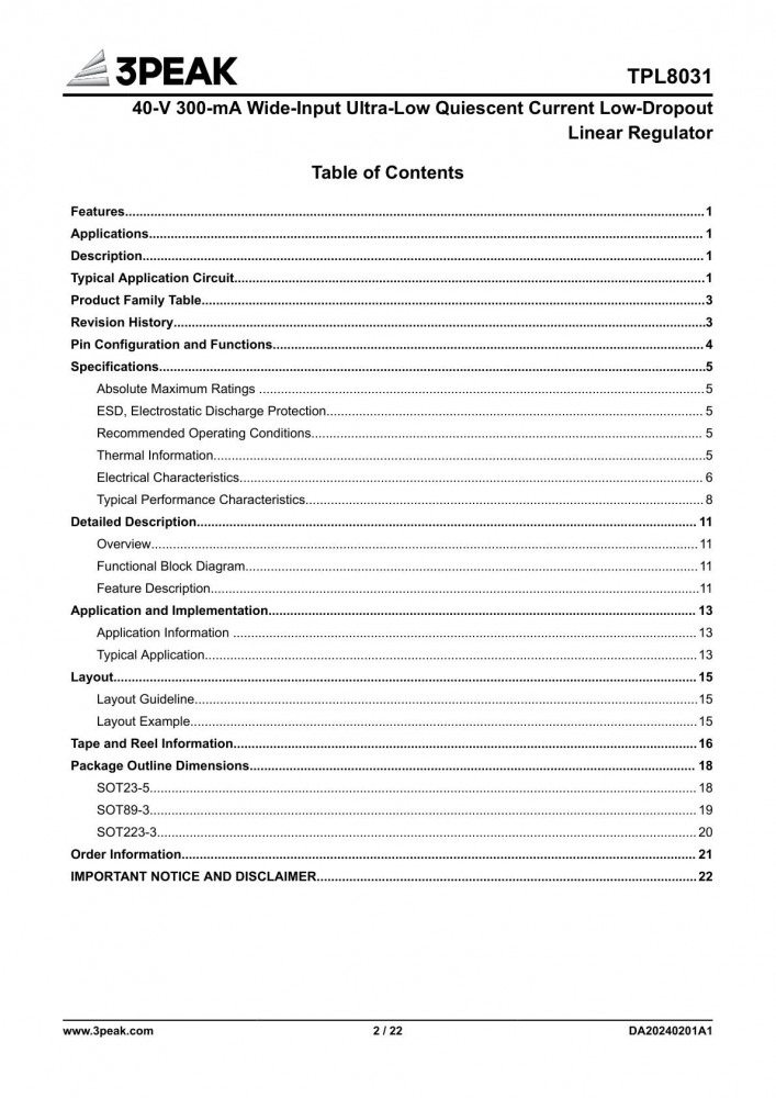 TPL803150-89TR datasheet page 2