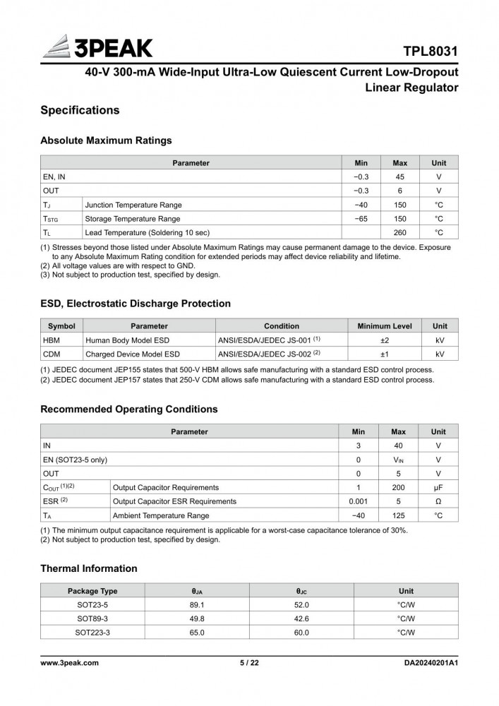 TPL803150-89TR datasheet page 5