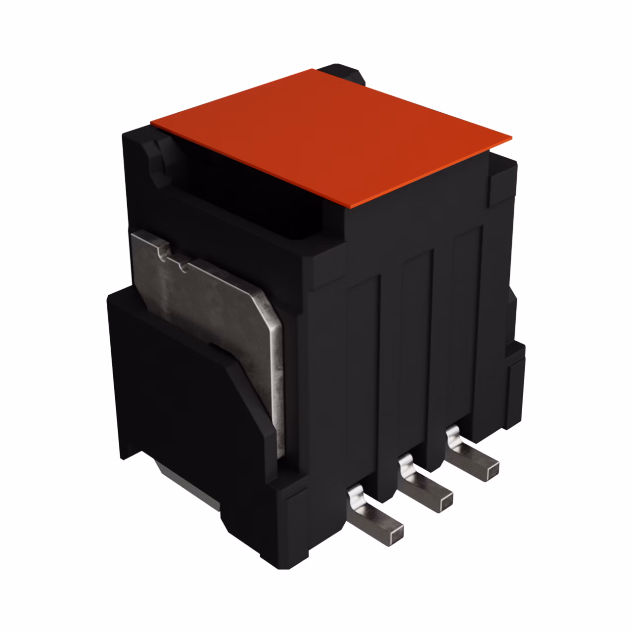 Micro-One Wire-to-Board Header, Vertical, 2.00mm Pitch, Single Row, Glow-Wire Capable, Surface Mount, 3 Circuits, Gold Plating, Black, Potting Capability, with Cover Tape for sale