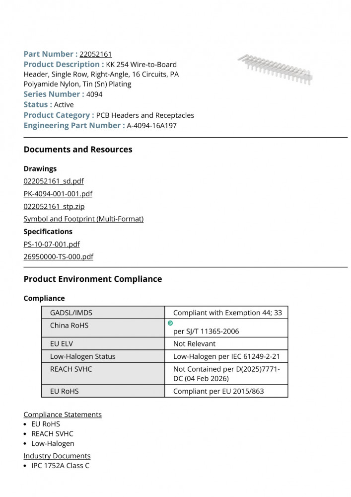 22052161 technical document preview, page 1