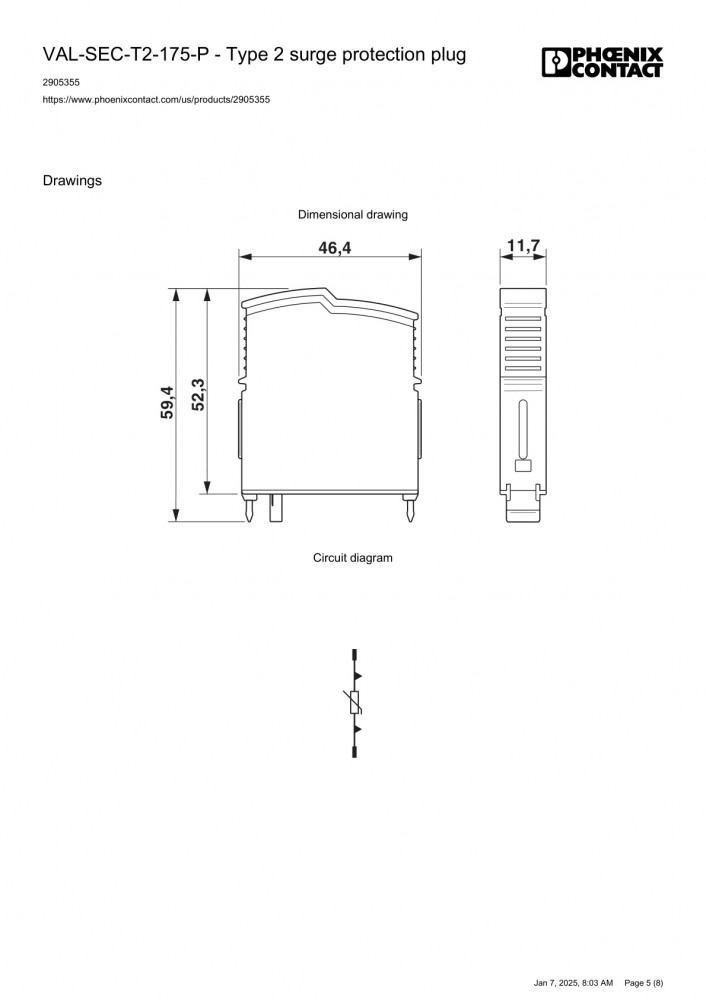 Phoenix Contact 2905355 technical document page 5