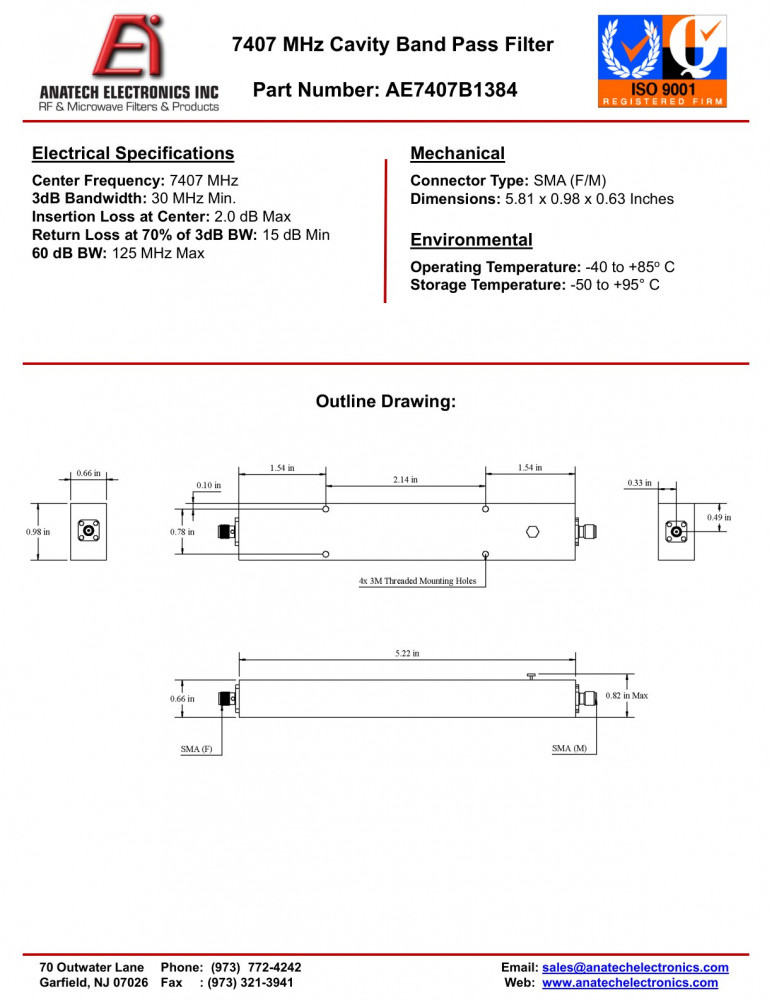AE7407B1384 technical document page 1