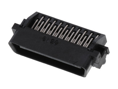 1.00mm Mezz (IEEE 1386) Plug, Surface Mount, Dual Row, Vertical Stacking, 64 Circuits, 6.35mm Unmated Height, without PCB Locator Pegs, without Robotic Placement Metal Cap, Tube Packaging