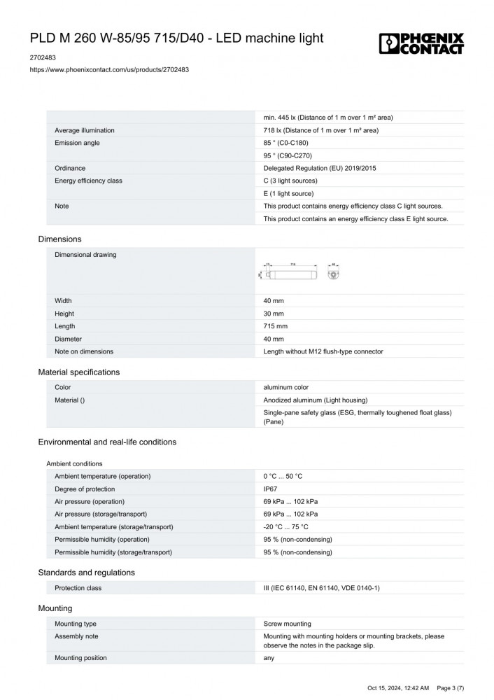 Phoenix Contact 2702483 datasheet page 3