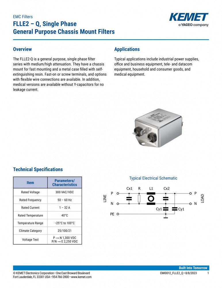 FLLE2-Q datasheet page 1