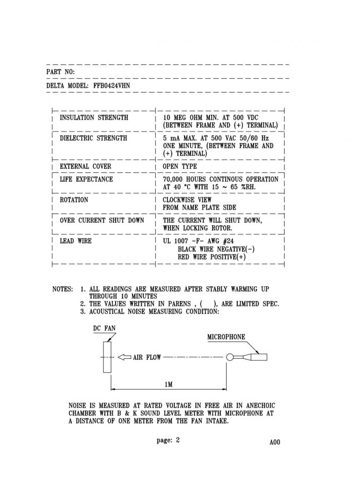 FFB0424VHN approval specification page 3