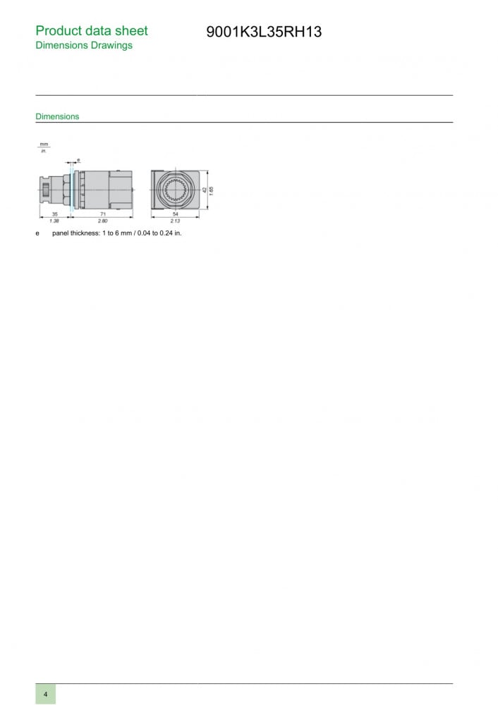 9001K3L35RH13 technical document page 4