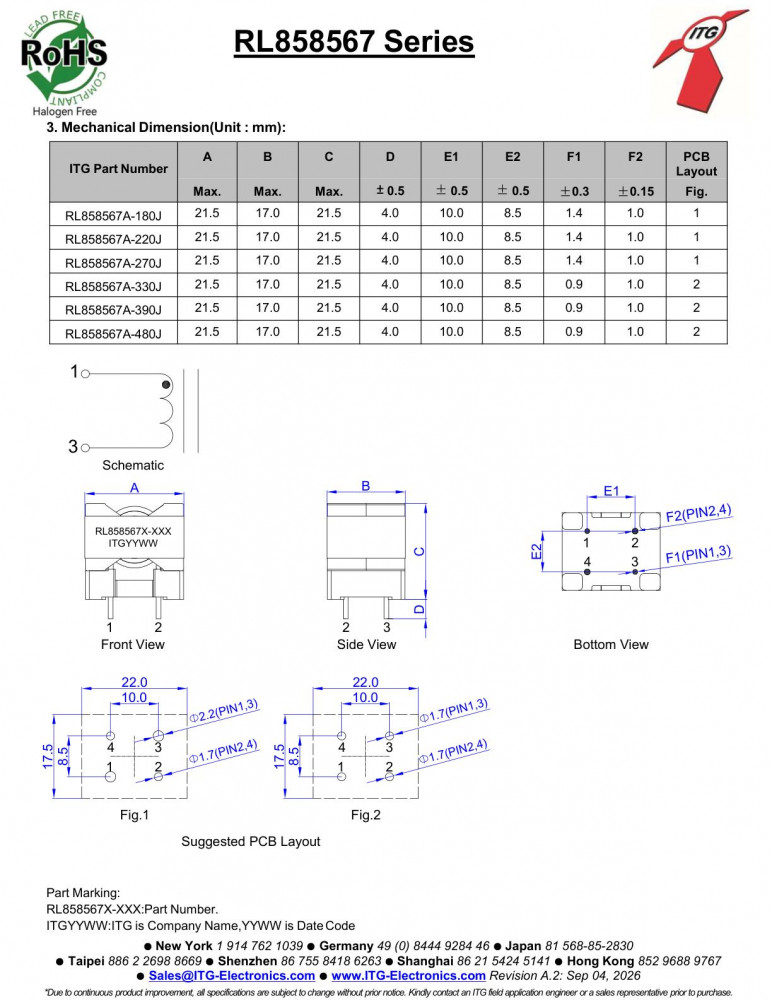 RL858567 datasheet page 2