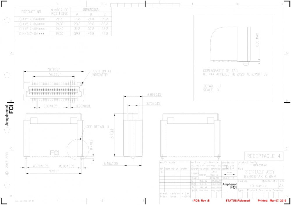 Amphenol 10144517 drawing page 6