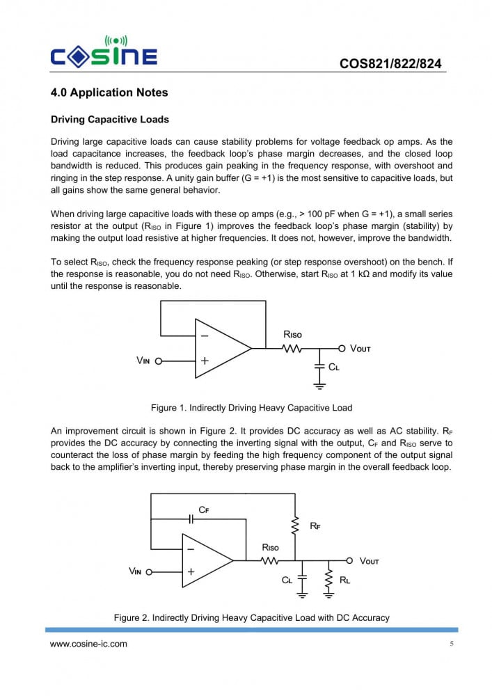 COS822SR datasheet page 5