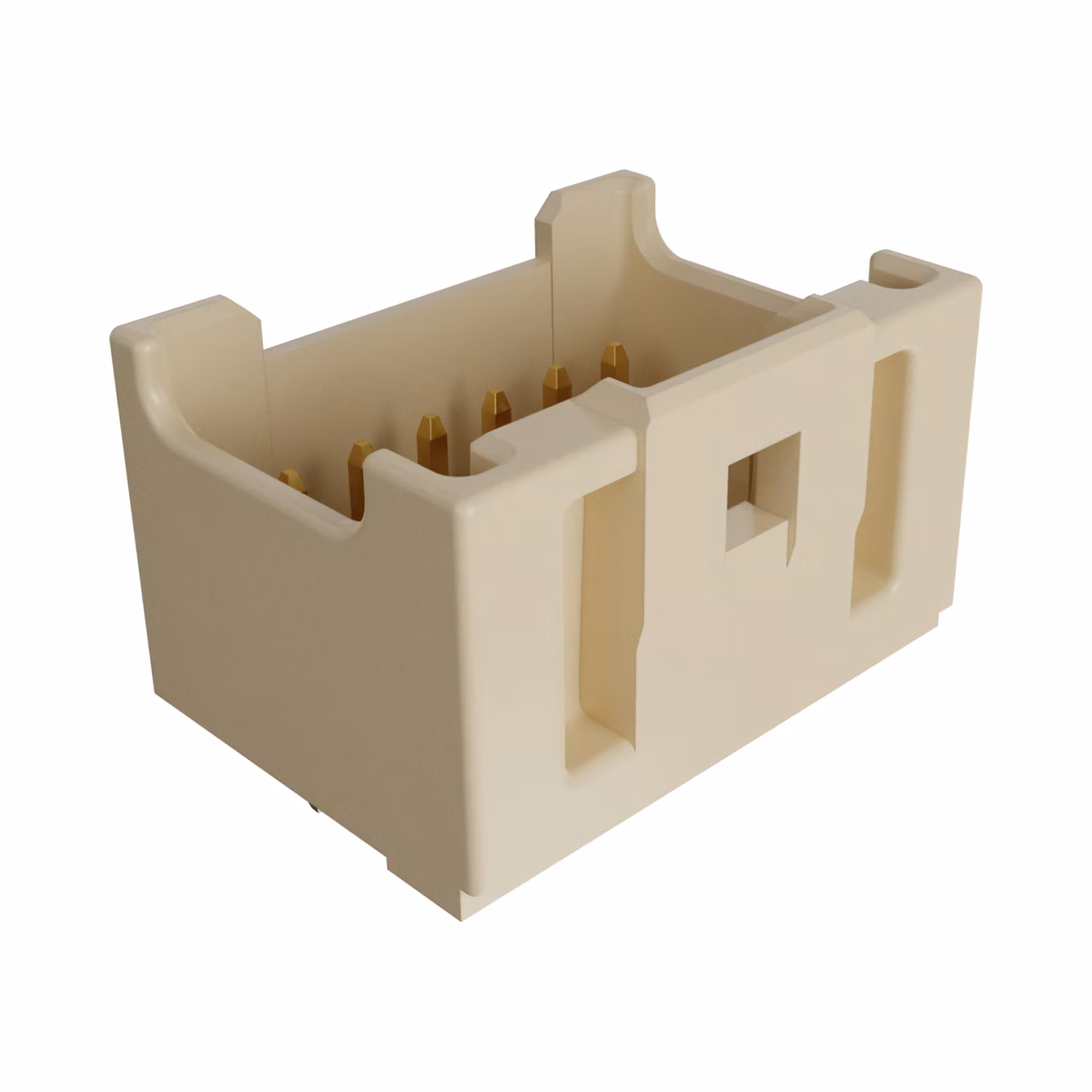 2.50mm Pitch Wire-to-Wire Plug Housing, with Retainer and Optional Panel Mount, 15 Circuits